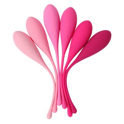 China Rose Silicone Kegel Balls Exercise Tighten Massage Ben Wa Balls for Women Sex Toys for sale