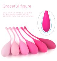 China Rose Silicone Kegel Balls Exercise Tighten Massage Ben Wa Balls for Women Sex Toys for sale