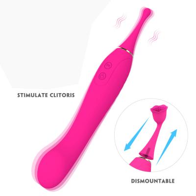 China Medical Silicone Breast Nipple Clitoris Vibrator with 9 Modes 244mm Sucking Massager for Women for sale