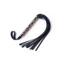China Adjustable SM Wrist Ankle Spreader Bondage Kit 10 Piece Set Body Safe PU Leopard Print Adult Sex Toys for sale