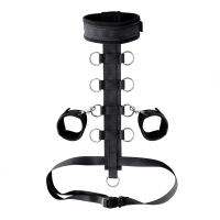 China Adjustable BDSM Bondage Kit Nylon Fabric Handcuffs Restraints for Couples SM Adult Games 0.25kg for sale