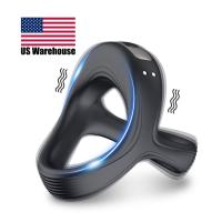 China Medical Silicone Vibrating Cock Ring Penis Ring for Men Strong Vibration Time-lapse Ejaculation Sex Toy for sale