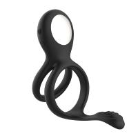 China Remote Control Masturbator with Delay Ejaculation Penis Ring 7 Vibration Modes 65g Silicone Sex Toy for Men for sale