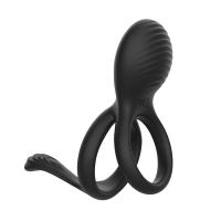 China Remote Control Masturbator with Delay Ejaculation Penis Ring 7 Vibration Modes 65g Silicone Sex Toy for Men for sale