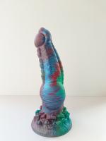 China Handmade Silicone Dragon Dildo 22.5cm Butt Plug Prostate Massager for Men Women for sale