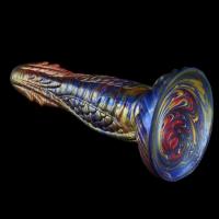 China Colorful TPE Silicone Monster Dildo 20cm Realistic Suction Cup Anal Dragon Dildo for Women Adult Sex Toy for sale