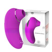 China USB Rechargeable Clitoral Vacuum Stimulator Silicone Female Vibrator 102x60x42mm for sale