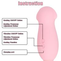 China 2 in 1 Dog Dildo with Sucking Vibrator Clitoris Nipple Sucker Anal Plug USB Rechargeable IP7 Waterproof 385mm for sale