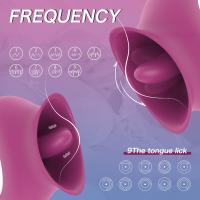 China Medical Silicone Snails Tongue Vibrator with 10 Vibrating Modes for Clitoral Stimulation for sale