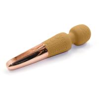 China USB Rechargeable Compact Wand Massager Vibrator for Women Body Sex Toys 100 Percent Water Resistant for sale