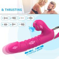 China Medical Grade Silicone Clitoral Suction Vibrator with 7 Modes and 500mAh Battery for sale