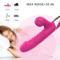 China Medical Grade Silicone Clitoral Suction Vibrator with 7 Modes and 500mAh Battery for sale