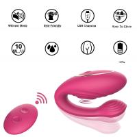 China APP Remote Control U Shaped Vibrator with Bullet and Suction for Women Adult Sex Toy 10 Modes for sale