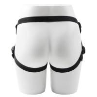 China Adjustable Leather Strap on Dildo Panties Bondage Chastity Belt for Lesbian SM Play 100g for sale