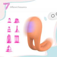 China Wireless Remote Vibrating Panties with Clitoral Sucker 10 Modes Two Motor Sex Toy for Women for sale