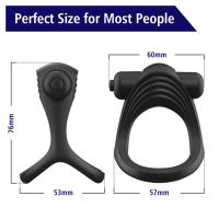 China Silicone Cock Ring for Men Delay Ejaculation Erection Rings Couple Sex Toys 76mm for sale