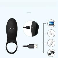 China Remote Control Couple Vibrator with Cock Ring Silicone 110mm Clitoris Stimulator for sale