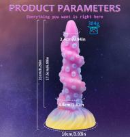 China Liquid Silicone Rubber Monster Dildo 384g Waterproof Huge Penis for Men Women Sex Toy for sale
