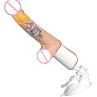 China Remote Control Telescopic Silicone Dildo 12 Inch Realistic Heating Vibrator for Women for sale