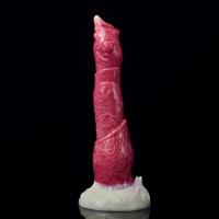 China Liquid Silicone Deer Dildo with Ejaculating Spray Function 7 Inch Strap On Anal Sex Toy for Women for sale