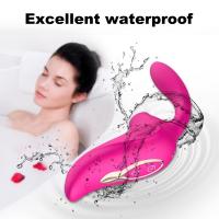 China 3 in 1 Silicone G Spot Vibrator with Clitoral Suction and Nipple Stimulator 10 Speeds USB Rechargeable for sale