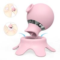 China Silicone Clit Sucking Licking Vibrator 7 Modes Nipple Stimulator for Women Adult Masturbator for sale