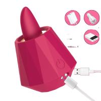 China Wholesale Rechargeable Tongue Vibrator Egg with G Spot Stimulation for Women for sale