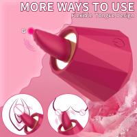 China Wholesale Rechargeable Tongue Vibrator Egg with G Spot Stimulation for Women for sale