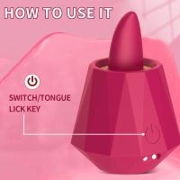 China Wholesale Rechargeable Tongue Vibrator Egg with G Spot Stimulation for Women for sale