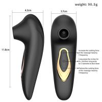 China TORBERS Clitoral Sucking Vibrator 5 Frequency Modes Silicone Waterproof Sex Toy 11.5cm for sale