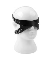 China Adjustable PU Leather SM Sex Mask Blindfold for Women Bondage Fetish Cosplay Black Red Pink for sale