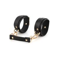 China Real Leather Bondage Gear BDSM Kit with PU Handcuffs for Couples Erotic Foreplay 5 Piece Set for sale