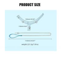 China Crocodile Pattern Leather Bondage Restraints Kit with Collar BDSM Set for Women 5 Piece for sale