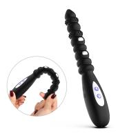 China Silicone Prostate Massager with 10 Vibration Modes Wireless Remote Control Rechargeable Waterproof Anal Vibrator for sale
