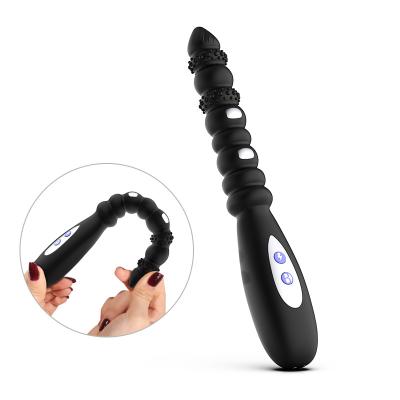 China Silicone Prostate Massager with 10 Vibration Modes Wireless Remote Control Rechargeable Waterproof Anal Vibrator for sale