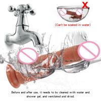 China Remote Control Thrusting Heating Silicone Dildo 9 Speeds 220mm for Women for sale