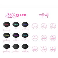 China Medical Silicone Rotating Dildo Vibrator 9 Modes USB Rechargeable IPX7 Waterproof for Women Couples for sale