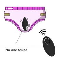 China Women Wearable Panty Vibrator Wireless Remote Control Clitoral Vibrator Silicone 10 Modes USB Rechargeable for sale