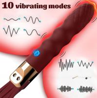 China 2 in 1 PU Silicone Spanking Paddle Whip with 10 Vibration Modes Rechargeable Adult Sex Toy for sale