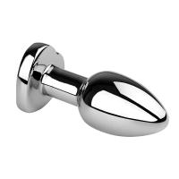 China APP Remote Control Bluetooth Butt Plug Metal Anal Vibrator Prostate Massager 58.7g 96.3g 139.3g for sale