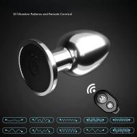 China Remote Control Anal Vibrator Prostate Massager 70mm USB Rechargeable Waterproof Sex Toy for Men Women for sale