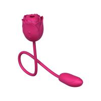 China Wireless Rose Wand Massager 5 Suction 7 Vibration Modes Personal Massager for Women for sale