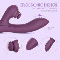China Silicone ABS Electric Dildo G Spot Vibrator for Women 7 Vibration Modes 22.6 cm Handheld Massager for sale