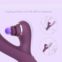 China Silicone ABS Electric Dildo G Spot Vibrator for Women 7 Vibration Modes 22.6 cm Handheld Massager for sale