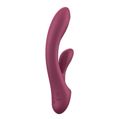 China Liquid Silicone Rabbit Vibrator 12 Speeds G Spot Clitoral Stimulation Bunny Ear Sex Toy USB Rechargeable IPX7 Waterproof for sale