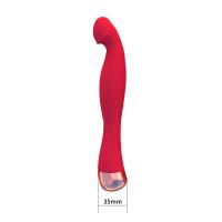 China Torbers Red G Spot Vibrator Silicone AV Stick 10 Frequency Clitoral Massager for Women for sale