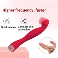 China Torbers Red G Spot Vibrator Silicone AV Stick 10 Frequency Clitoral Massager for Women for sale