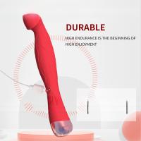 China Torbers Red G Spot Vibrator Silicone AV Stick 10 Frequency Clitoral Massager for Women for sale