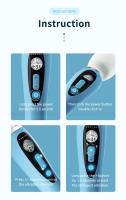 China Intelligent Heating AV Wand Vibrator with Crystal Screen 10 Modes Silicone Sex Toy 139g for sale