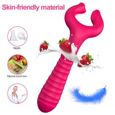 China Couples Vibrator Silicone Sex Toy 12 Modes USB Rechargeable IPX7 Waterproof for Male and Female Adult for sale